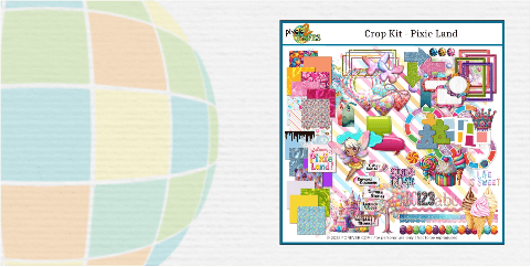 pixels2Pages | Pixie Land Crop Welcome