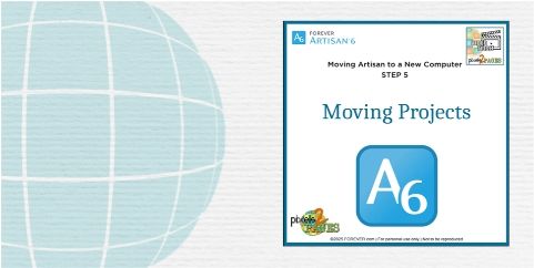 pixels2Pages | Step 5: Moving Projects